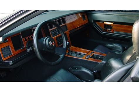 C4 1986 1989 Chevrolet Corvette Dash Kit Rosewood Automatic W Rh Panel 6pc Auto