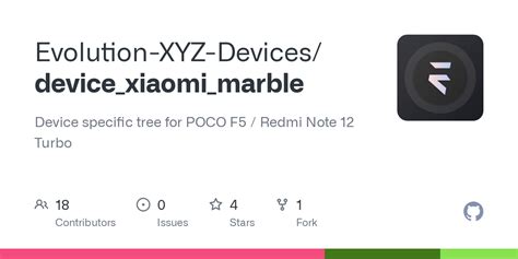 GitHub Evolution XYZ Devices Device Xiaomi Marble Device Specific Tree For POCO F Redmi