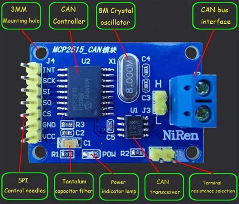 MCP CAN Bus Driver Module With TJA Receiver Xpart Electronic