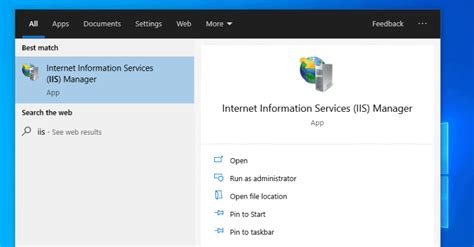 install iis windows 10 how to install iis manager in windows 10