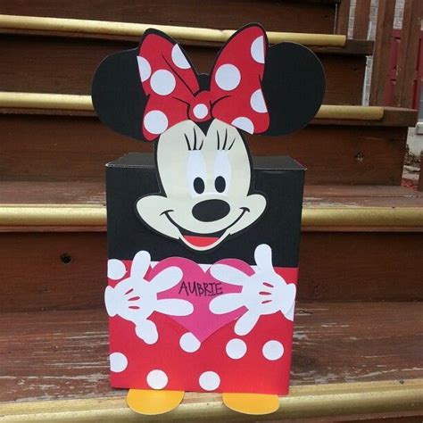 Pin By Jennifer Wertz Baldivia On Bria Valentine Box Minnie Mouse