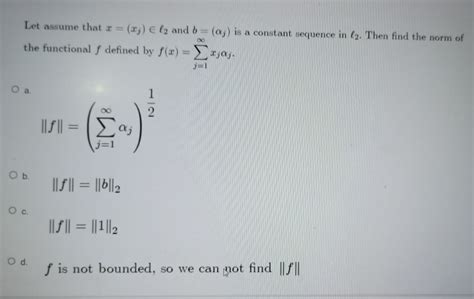 Solved Advanced Mathematical Analysis Could You Answer This