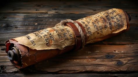 Free Photo View Of Ancient Paper Scroll For Writing And Documenting