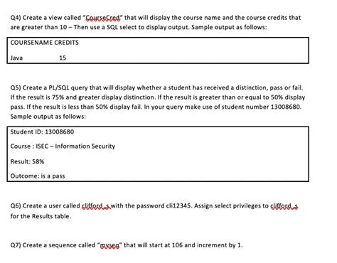 ORACLE SQL DEVELOPER SHOW THE RESULTS USING THE APP Chegg