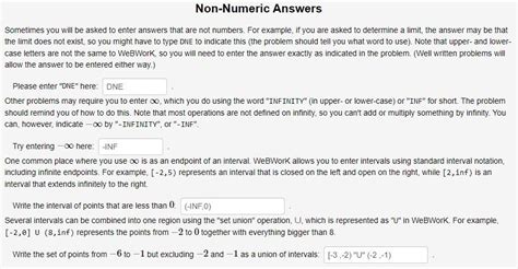solved non numeric answers sometimes you will be asked to