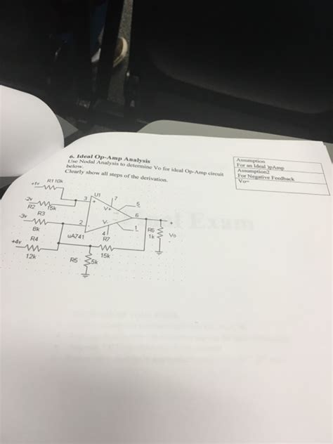 solved use nodal analysis to determine v o for ideal op a
