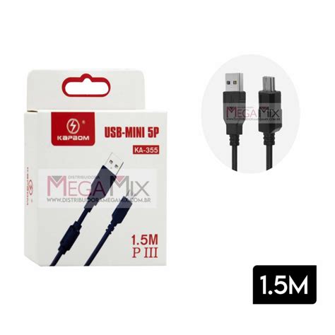 Cabo De Dados Usb Usb Mini V Para Ps M Ka Kapbom
