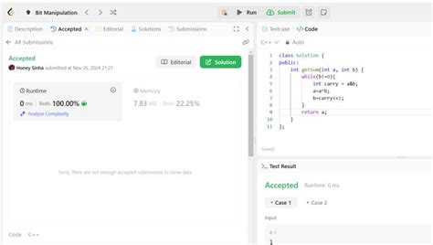 Honey Sinha On Linkedin 100daysofcode Dsa Bitmanipulation