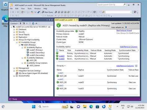 Centos Stream 9 Sql Server 2022 Always On Availability Group