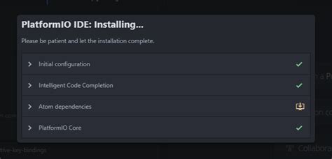 Installer Hangs At Atom Dependancies Step Issue Platformio Platformio Atom Ide GitHub