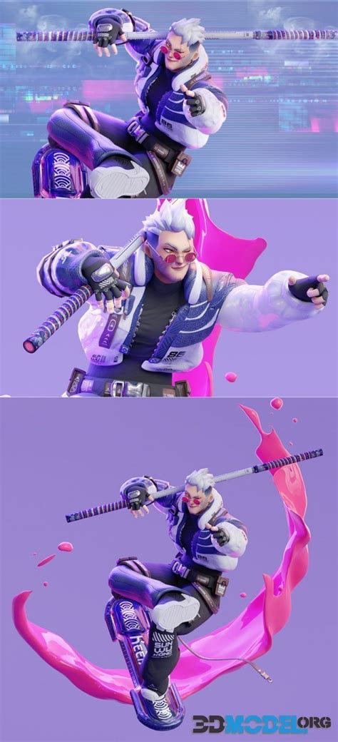 3d Model Sun Wukong The Monkey King Cyberpunk Version Printable