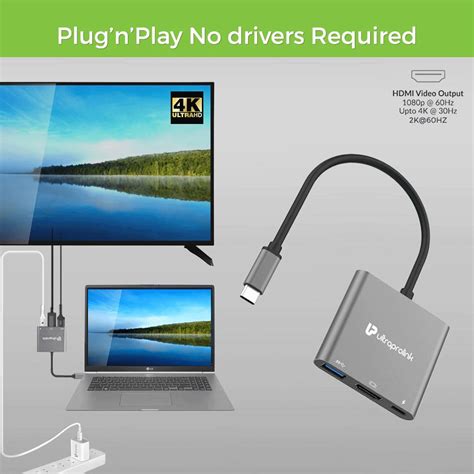 Buy UltraProlink Smart Hub In USB Type C To USB Type C USB Type A HDMI Type A