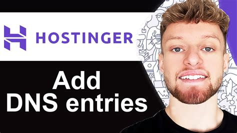 How To Add Dns Entries In Hostinger Quick Guide Youtube