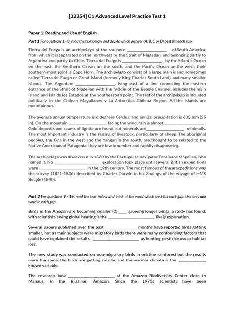 [32254] c1 advanced level practice test 1 pdf