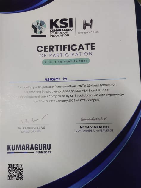 abirami m on linkedin hackathon sustainathon hyperverge fitrox mernstack webdevelopment…