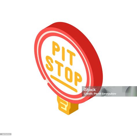 피트 스톱 차량 속도 자동 아이소메트릭 아이콘 벡터 그림 0명에 대한 스톡 벡터 아트 및 기타 이미지 0명 거리 고속도로 Istock