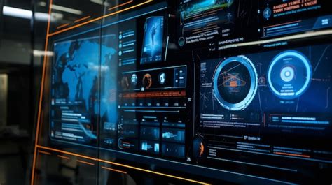 advanced cnc machine control panel displaying data and graphs