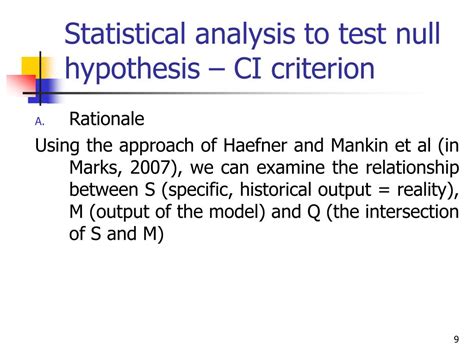Ppt Statistical Concepts Of Validation Of Microsimulation Models Powerpoint Presentation Id