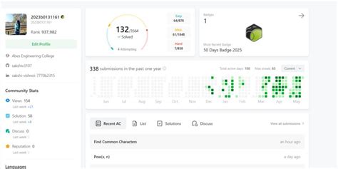 🌟 Celebrating A Milestone 100 Leetcode Problems Solved Sakshi Vishnoi
