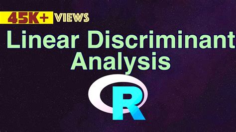 Linear Discriminant Analysis In R Example With Classification Model