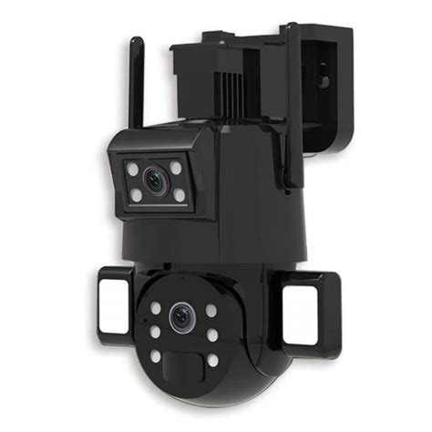 Ai Human Tracking Smart Dual Lens Battery Ptz Camera With 8w Solar