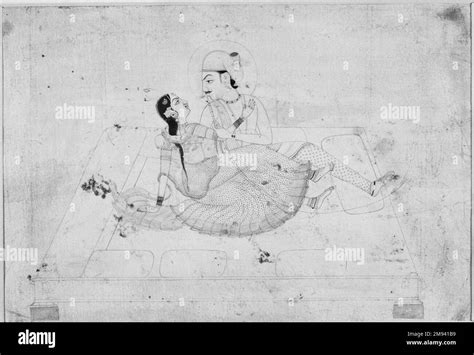 A Prince Perhaps Raja Pratap Singh Of Jaipur With His Beloved A Prince Perhaps Raja Pratap