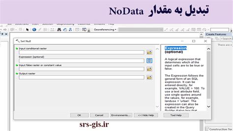 تبدیل مقادیر Nodata به مقادیر صفر در Arcgis مدرسه سنجش از دور
