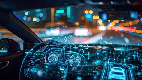 Smart Car And Internet Of Things Iot Concept Iot Based Vehicle Connectivity In Modern Car