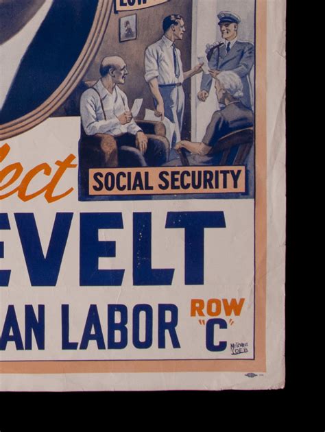 1940 Presidential Campaign Poster For Fdr One Of The Most Exceptional