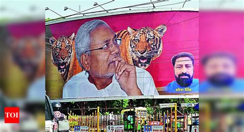 Nitish Kumar Nitish Poster In City Triggers Pol Debate Patna News