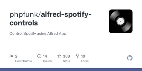 GitHub Phpfunk Alfred Spotify Controls Control Spotify Using Alfred App