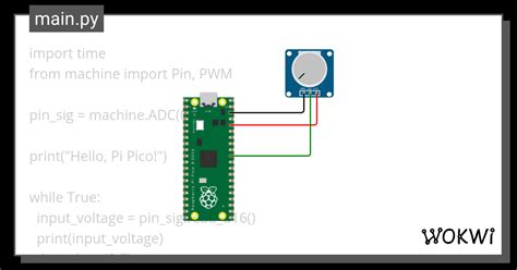 Read Analog Voltage Copy - Wokwi ESP32, STM32, Arduino Simulator