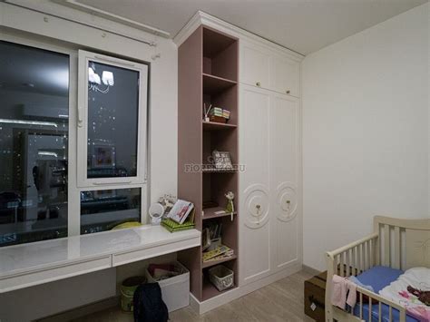 Мебель в детскую комнату «Каспер в стиле неоклассика из МДФ с фрезеровкой кругами два шкафа по