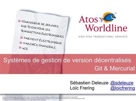 presentation dvcs git mercurial au lyonjug ppt