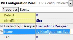 Configuration Value JVEsuite Components