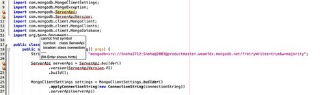 Serverapi Missing From Package Commongodb Connectors And Integrations Mongodb Developer