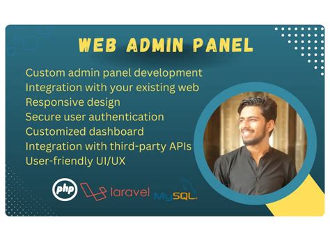 Web Admin Panel Php Laravel Upwork