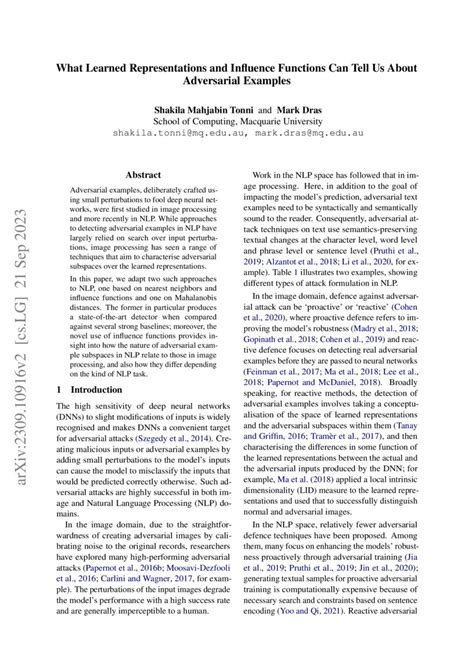 What Learned Representations And Influence Functions Can Tell Us About