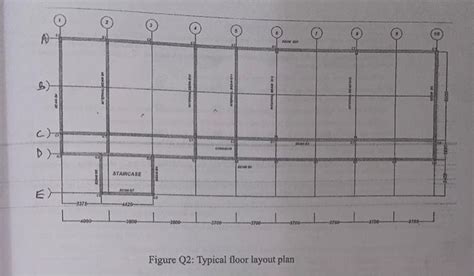 Solved Figure Q2 Shows A Layout Plan Of A Classroom Block