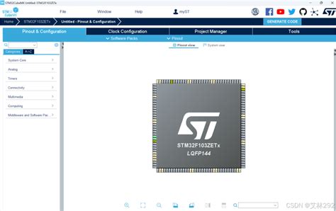 Stm32f103zet6单片机之stmcubemx的安装、配置及项目的创建stmcubemax Csdn博客