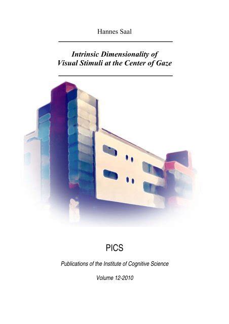 Intrinsic Dimensionality Of Visual Stimuli At The Cognitive Science
