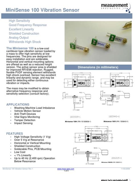 Minisense 100 Download Free Pdf Physical Quantities Physics