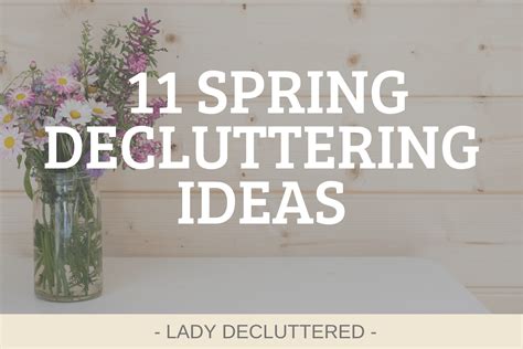 Things To Declutter For Spring