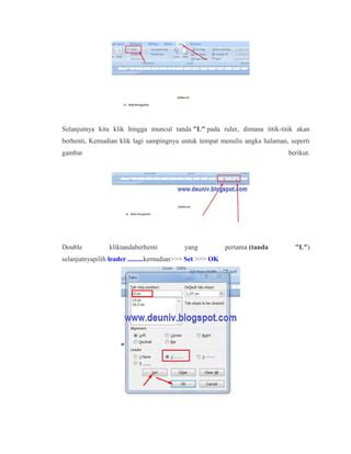 Shortcut Ms Word PDF
