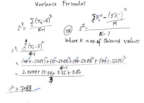 Variance Computation Solution Applied Mathematics Vwane Frwlas 113