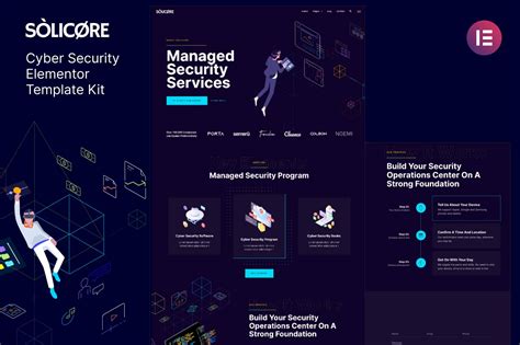 Solicore Cyber Security Elementor Template Kit
