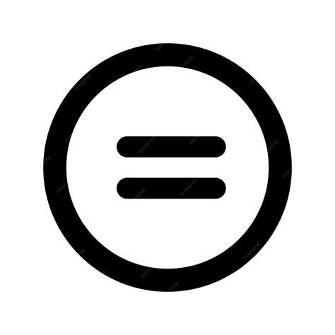 premium vector icon equals vector