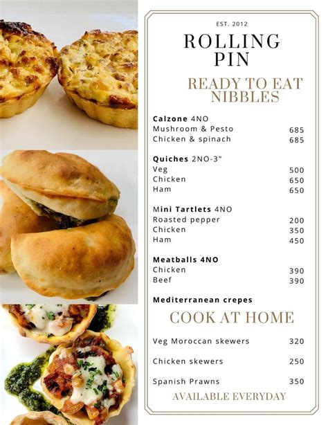 Menu At The Rolling Pin Bengaluru 5