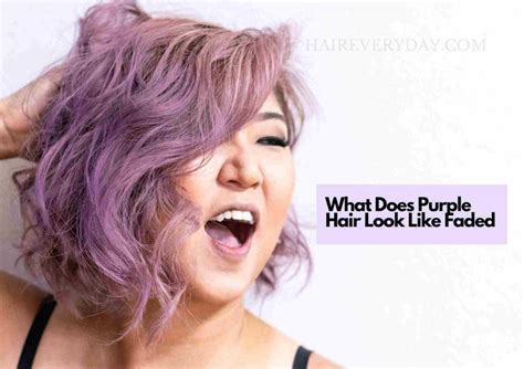 What Does Purple Hair Look Like Faded On Unbleached Brown And Blond