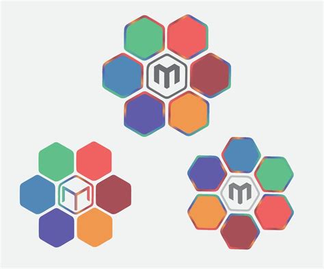 With The Split Hexagon Multi Color Frame Color An Outer Honeycomb Appearance And Different